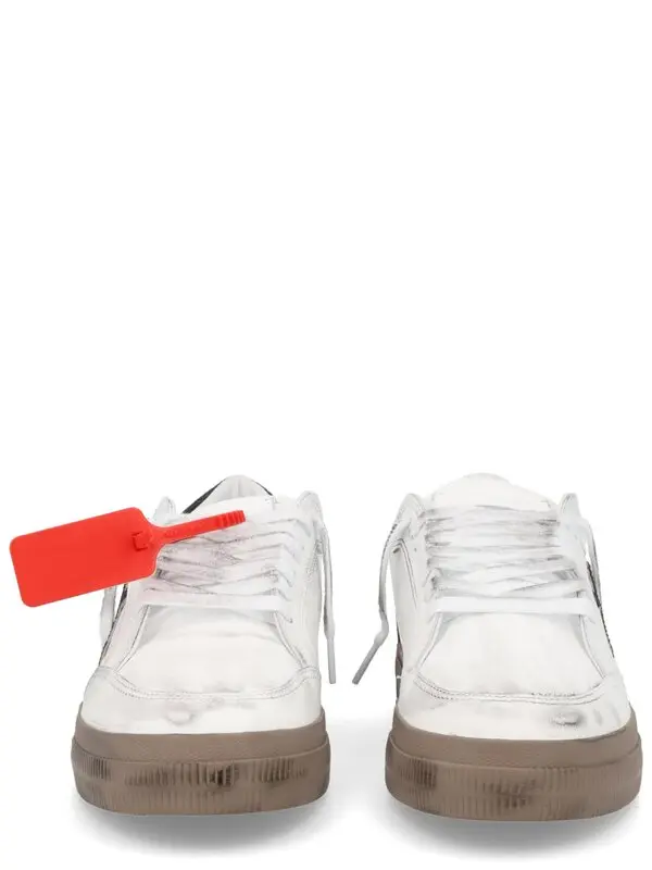 Off White Vulcanized Sneakers