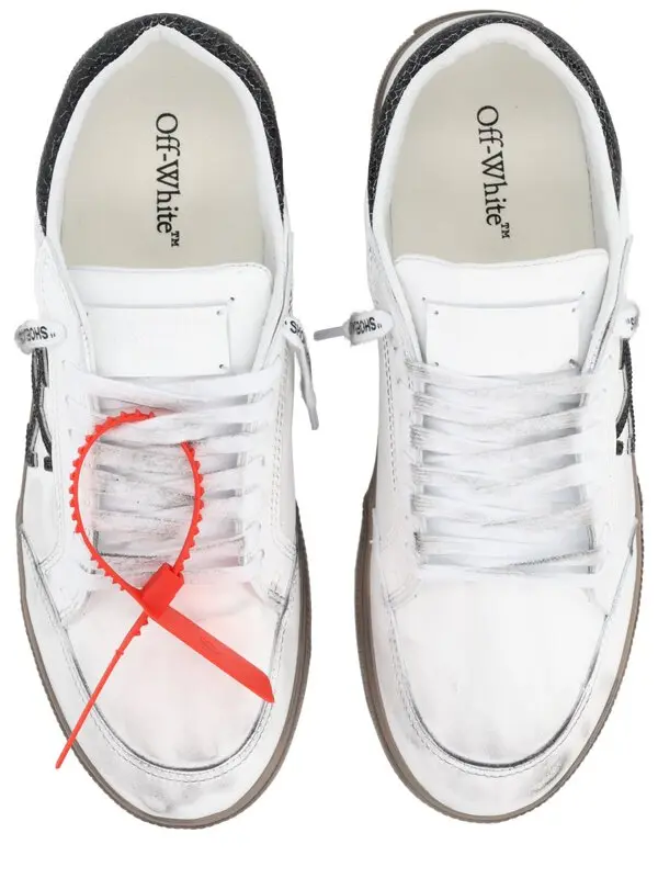 Off White Vulcanized Sneakers