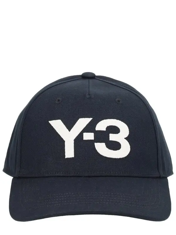 Y3 Baseball Cap With Logo - Black