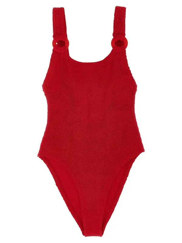 Hunza G Domino One-piece Swimsuit - Red