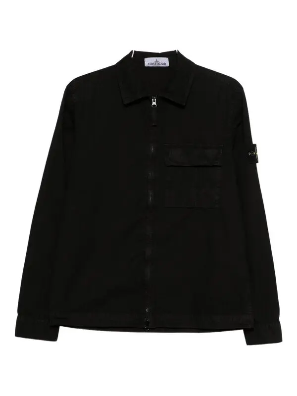 Stone Island Cotton Shirt - Black