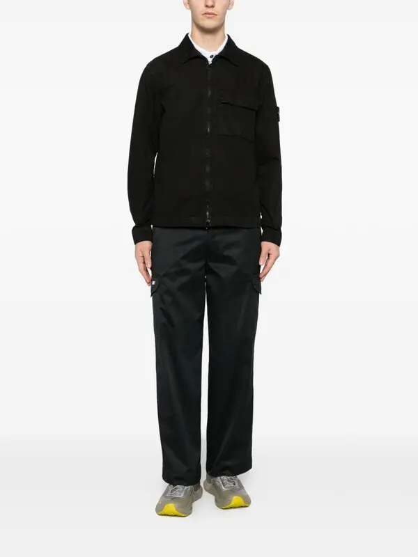 Stone Island Cotton Shirt - Black