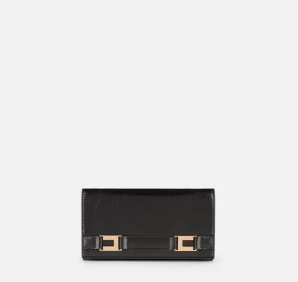 Elisabetta Franchi Logo Wallet - Black