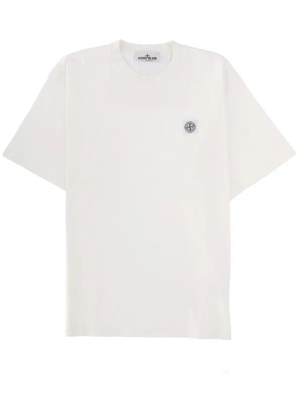 Stone Island T Shirt With Logo Patch