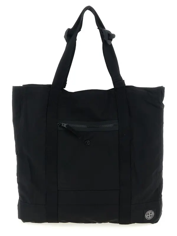 Stone Island Shopping Bag - Black