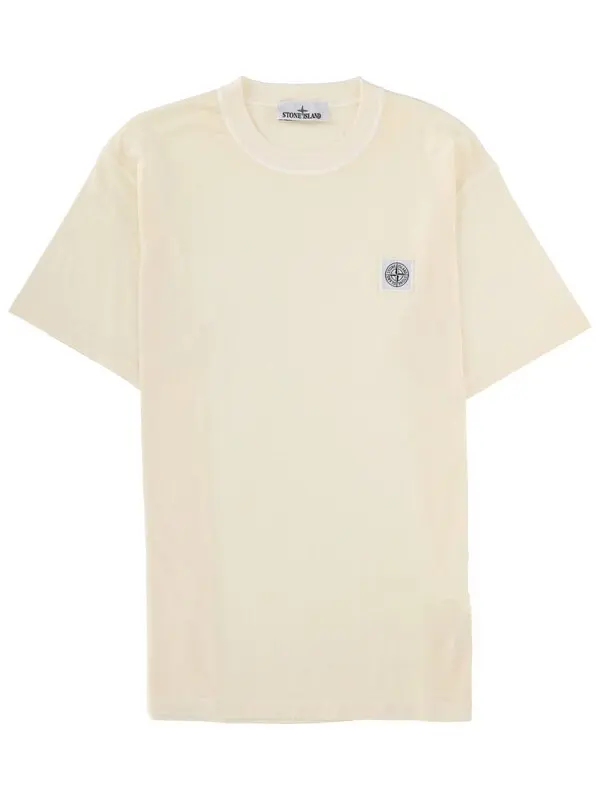 Stone Island T Shirt With Logo Patch