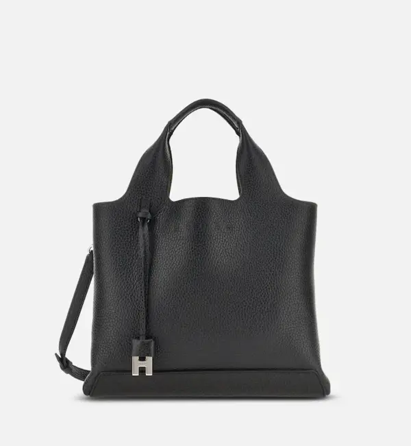 Hogan Hammered Leather Tote