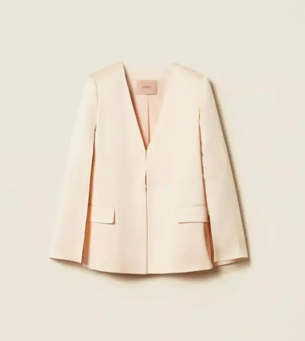Twin-set Satin Cape Jacket