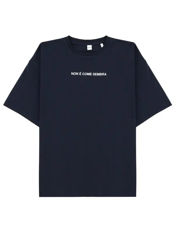 Aspesi It's Not What It Seems' T Shirt - Blue