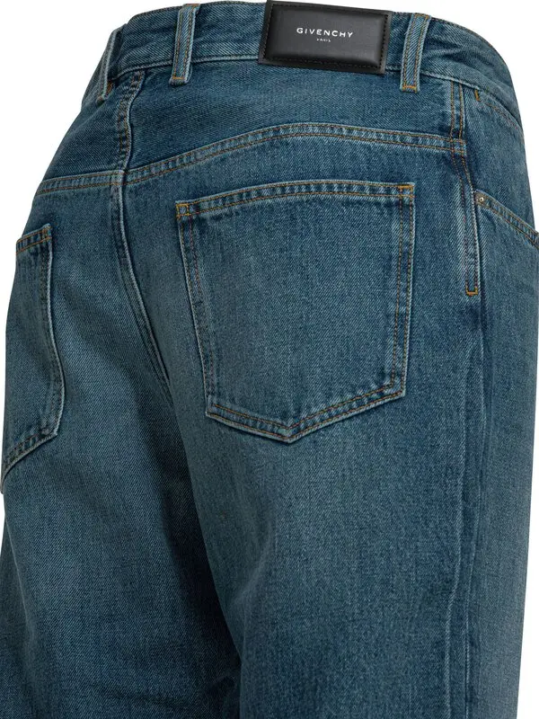 Givenchy Couture Seam Shadow Jeans - Blue