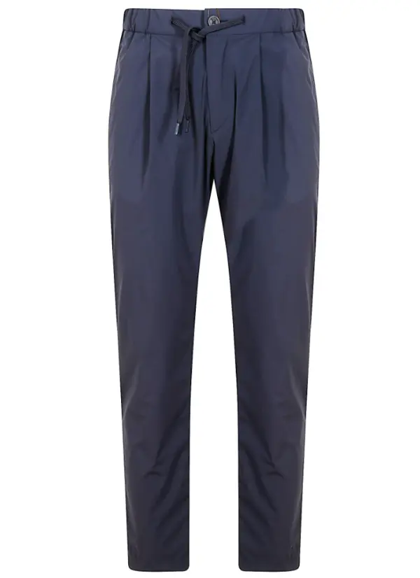 Herno Tech Fabric Trousers - Blue
