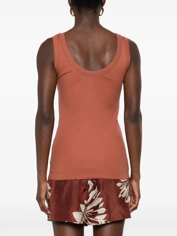 Brunello Cucinelli Cotton Tank Top