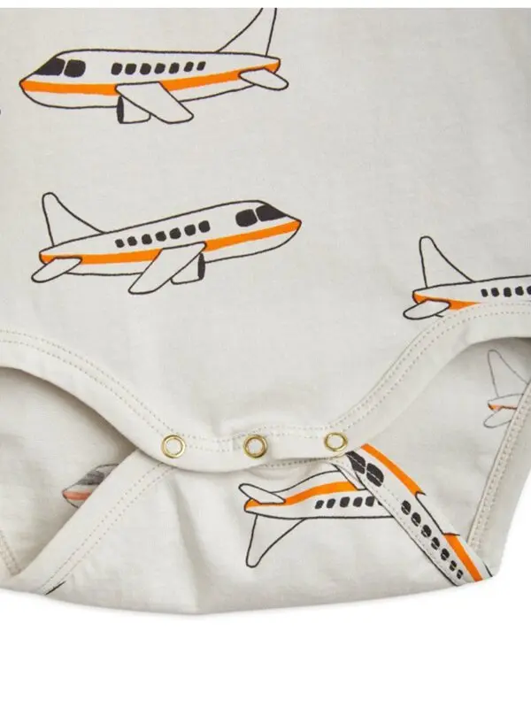 MINI RODINI Baby Body Allover Airplane