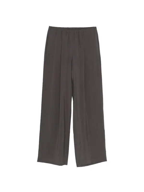 ALYSI Wide-leg Trousers - Grey