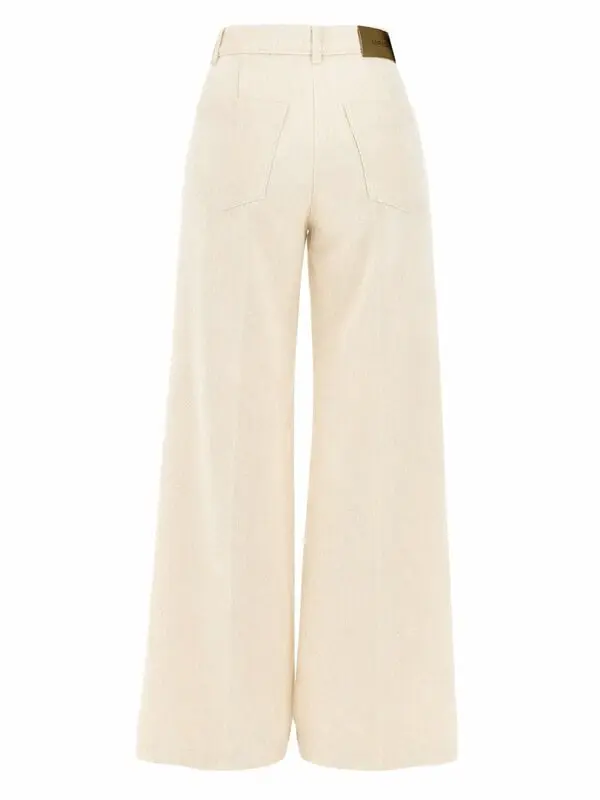 Aspesi Cotton Denim Wide Leg Jeans
