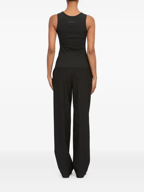 MAISON MARGIELA Logo Cotton Tank Top