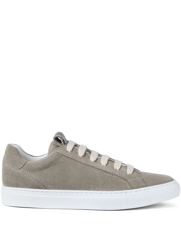 Brunello Cucinelli Leather Sneakers - Brown