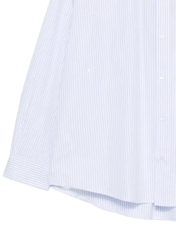 HERSKIND Lorenzo Cotton Shirt - Clear Blue