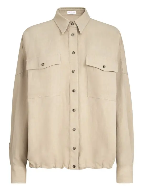 Brunello Cucinelli Linen Blend Shirt