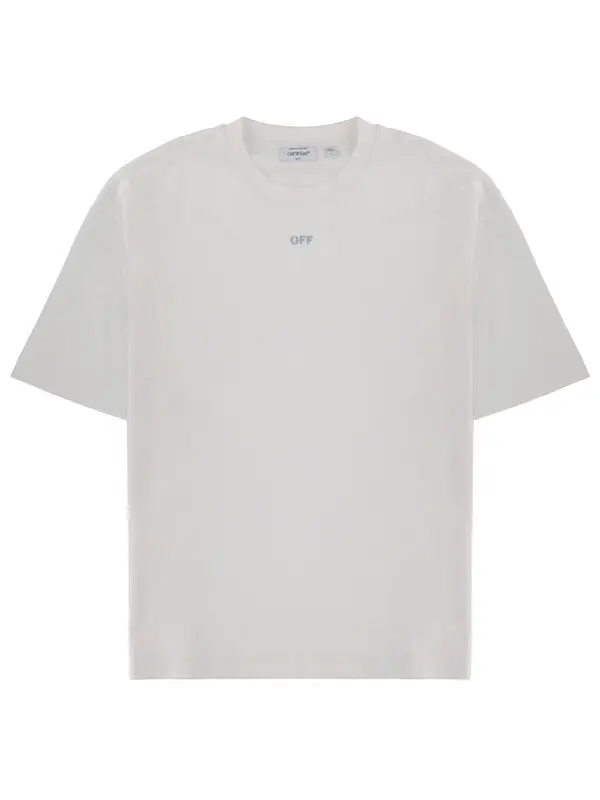 Off White T Shirt With Logo