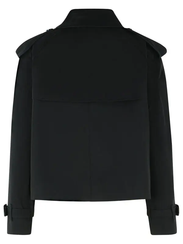 Burberry Cotton Gabardine Trench Coat Jacket