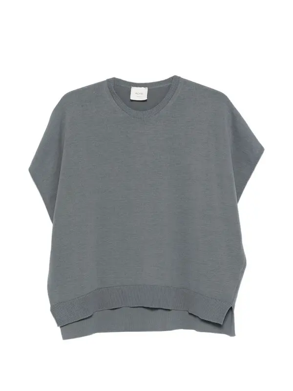 ALYSI Cotton T-shirt - Grey