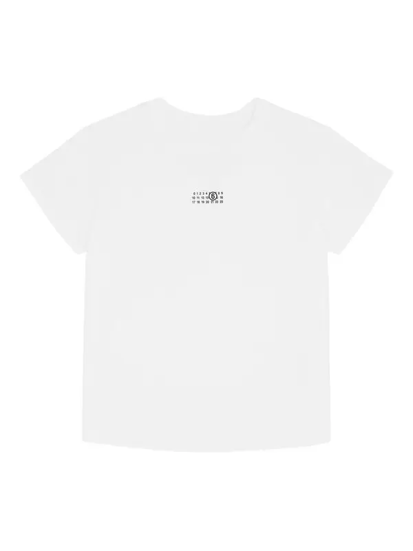 MAISON MARGIELA Logo Cotton T-shirt - White
