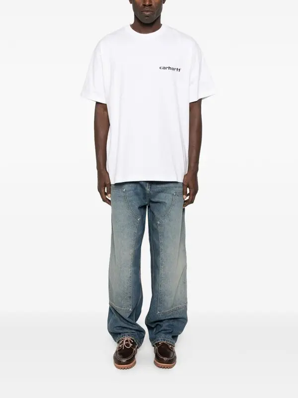 Carhartt Work In Progress Logo Cotton T Shirt