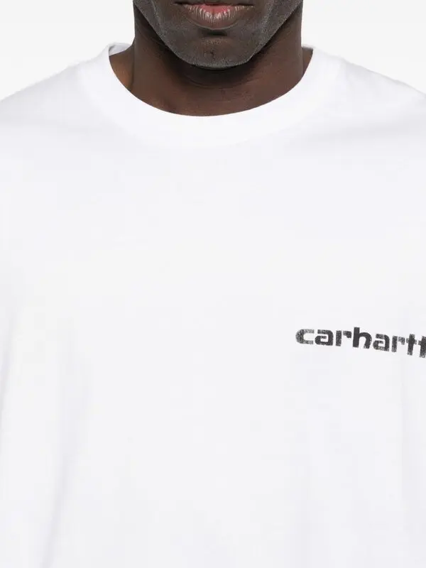 Carhartt Work In Progress Logo Cotton T Shirt