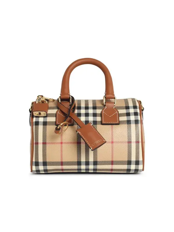 Burberry Mini Bowling Bag - Beige