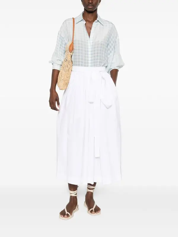 Ermanno Scervino Cotton Long Skirt