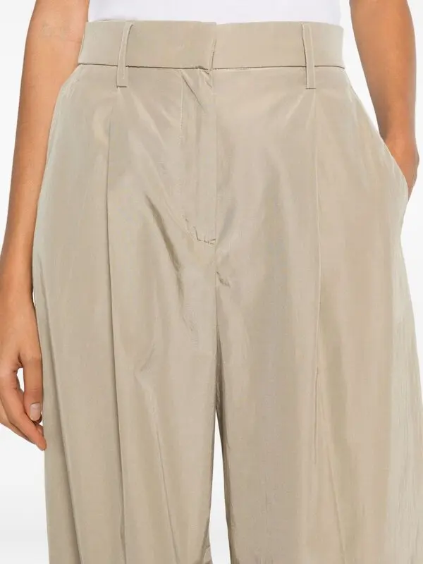 FORTE_FORTE Cotton-blend Pants - Beige