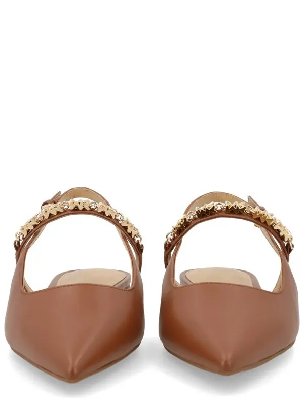 Michael Kors Dina Flex Sling Ballerinas - Brown
