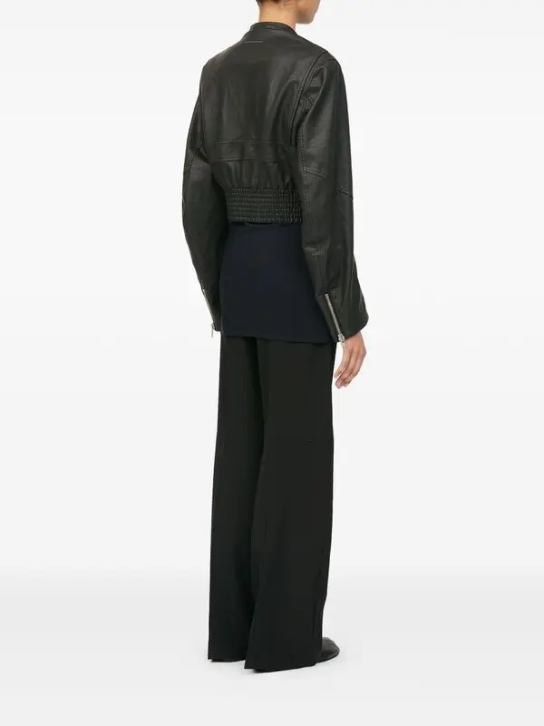 MAISON MARGIELA Leather Effect Bomber Jacket