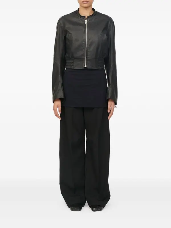 MAISON MARGIELA Leather Effect Bomber Jacket