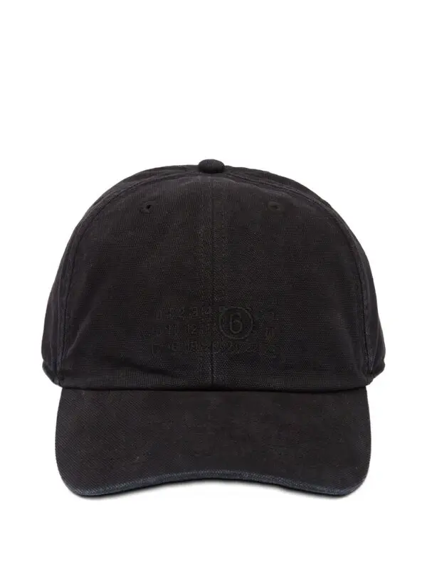 MAISON MARGIELA Cotton Baseball Cap - Black