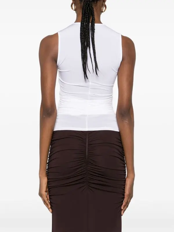 Elisabetta Franchi Sleeveless Top - Ivory