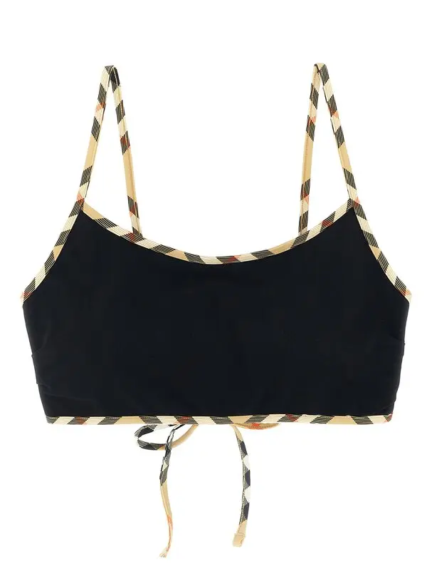 Burberry Starla Bikini Top - Black