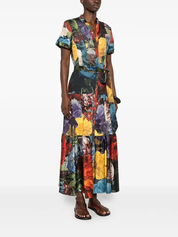 Alice + Olivia Printed Midi Dress - Multicolour