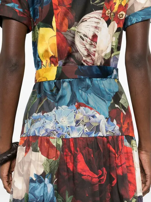Alice + Olivia Printed Midi Dress - Multicolour