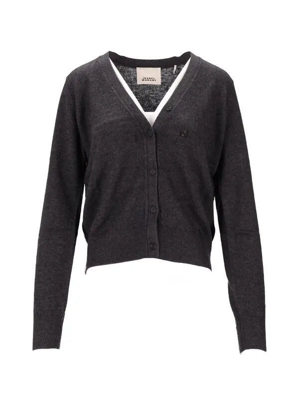 Isabel Marant Étoile Carline Cardigan - Anthracite