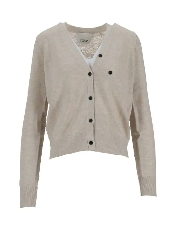 Isabel Marant Étoile Carline Cardigan - Ecru