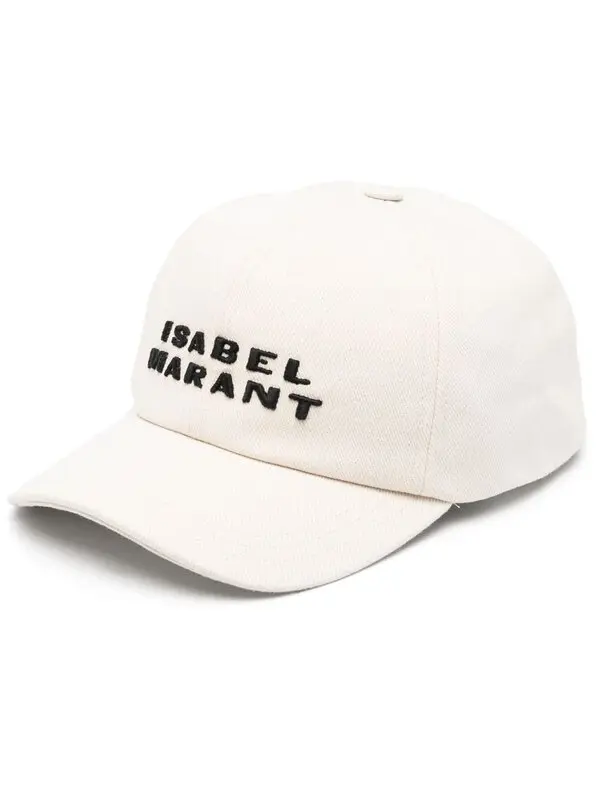 Isabel Marant Tyron Baseball Cap - Ecru/black
