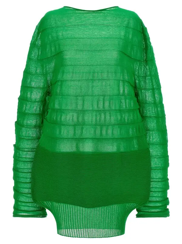 Issey Miyake Moving Knit Top - Green