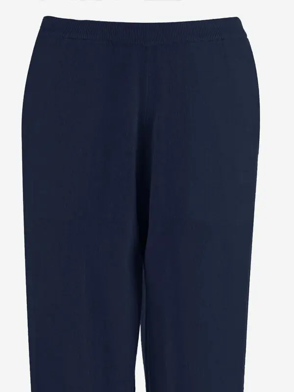 ALLUDE Wool And Cashmere Pants - Blue