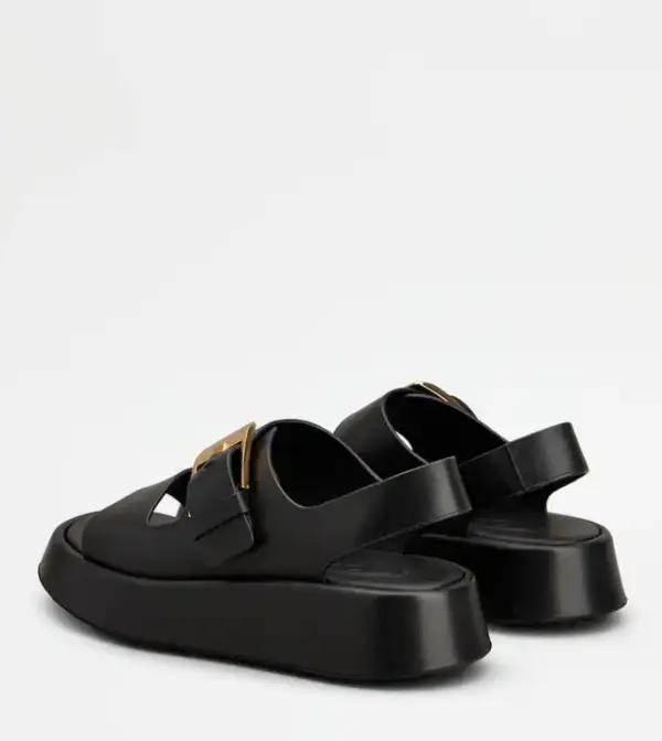 TOD'S Leather Buckled Sandals