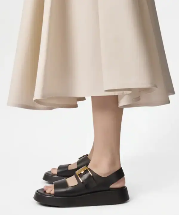 TOD'S Leather Buckled Sandals