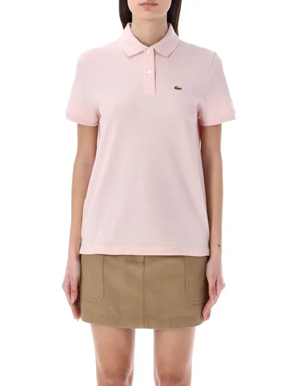 Lacoste Cotton Polo Shirt - Nidus Rose