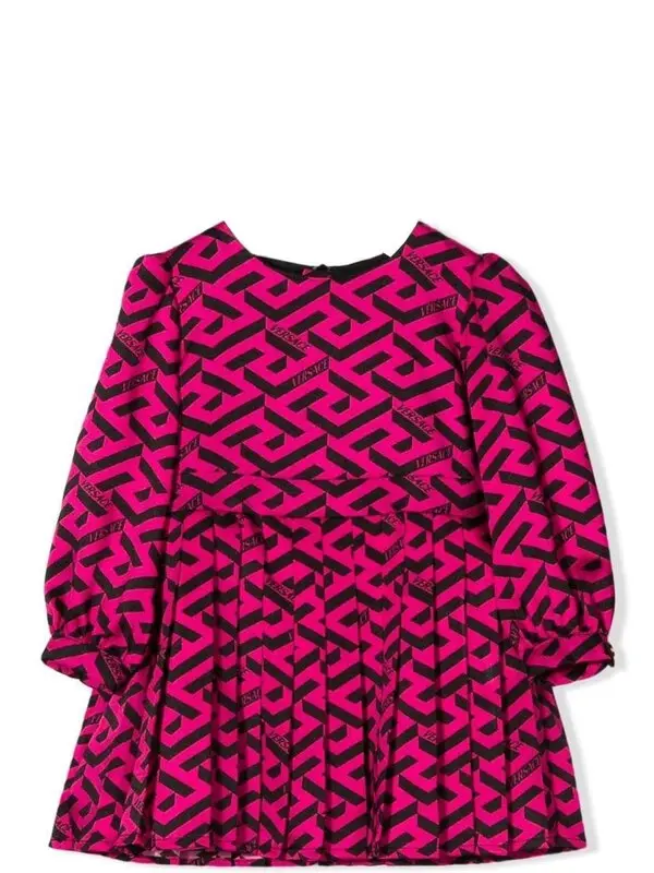 Versace Greca Allover Dress