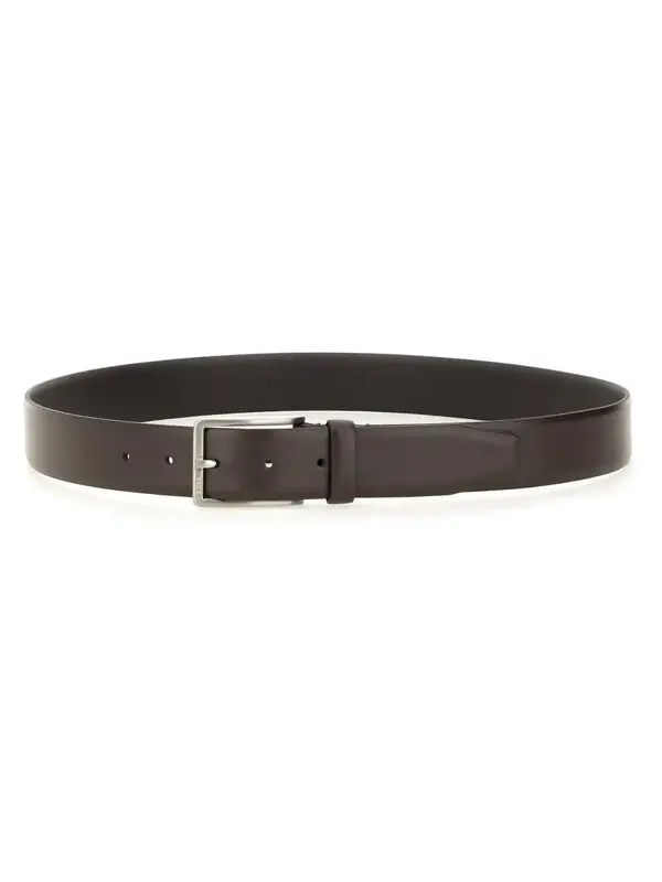 BOSS Belt With Buckle - Brown